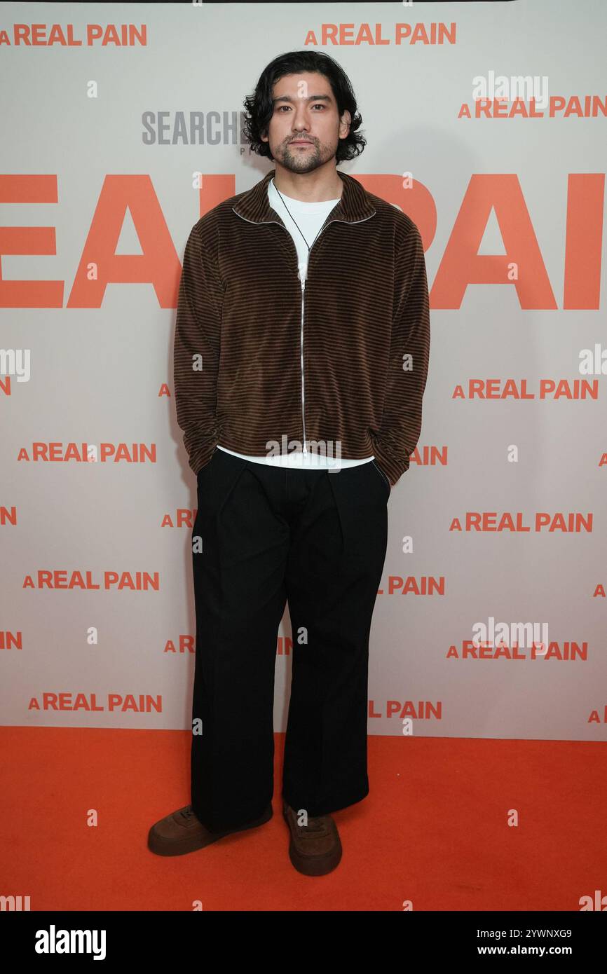Will Sharpe during a photo call for A Real Pain at the Curzon Mayfair ...
