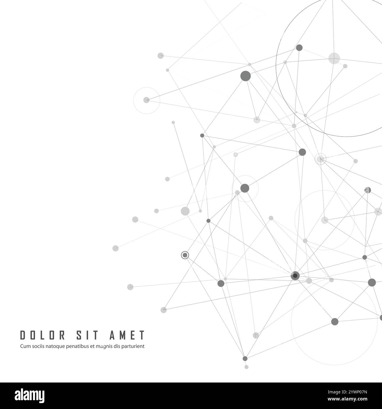 Pattern connect dot line connect for concept. Vector background Stock ...