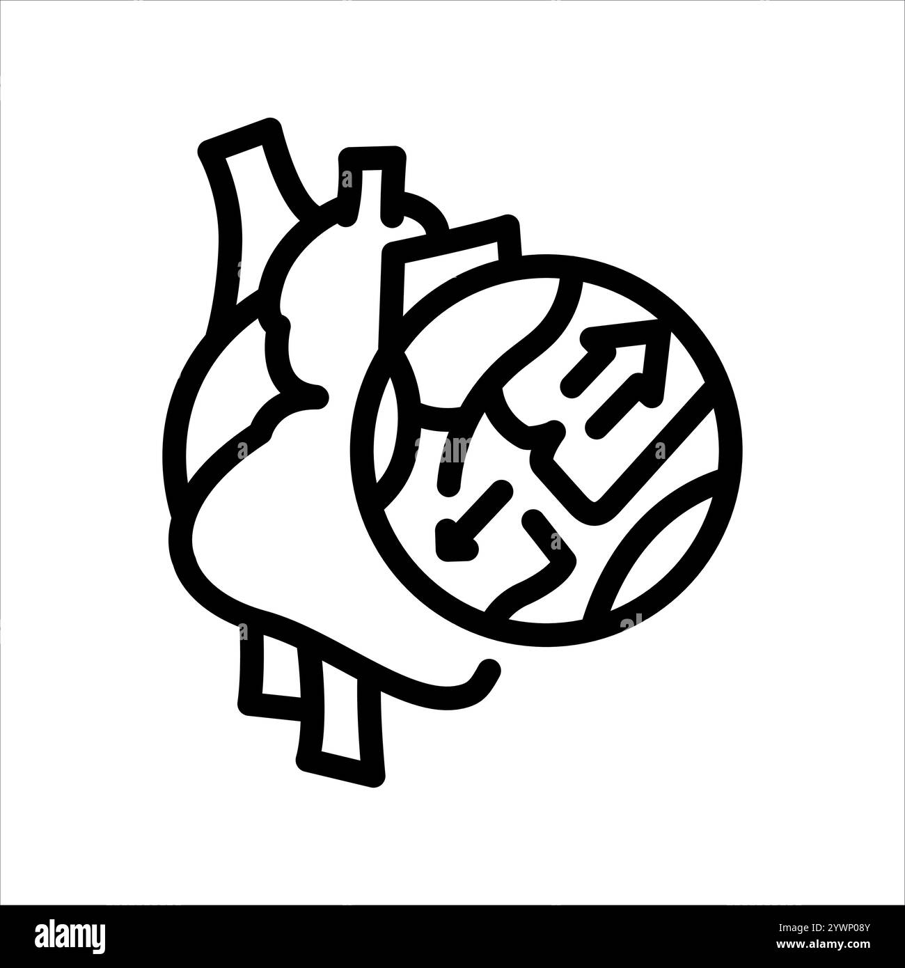 Aneurysm icon Black and White Stock Photos & Images - Alamy