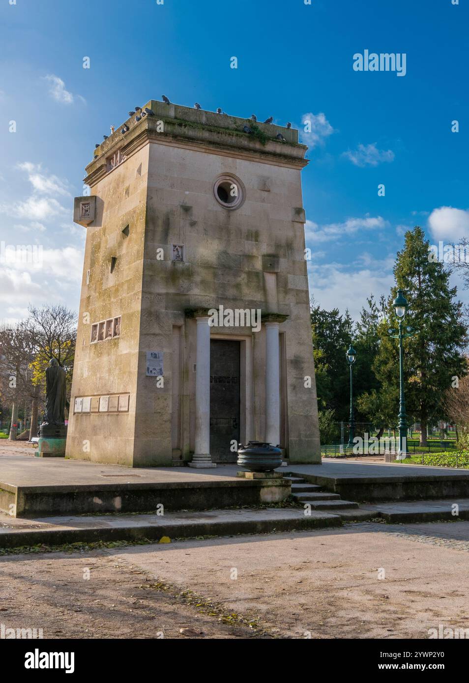 The monument to human and citizen rights in the Champ de Mars in Paris ...