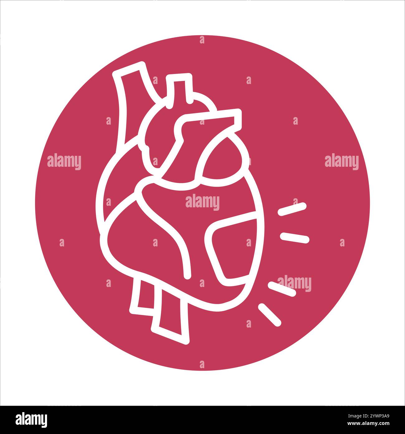 Heart failure line black icon. Sign for web page, mobile app, button ...