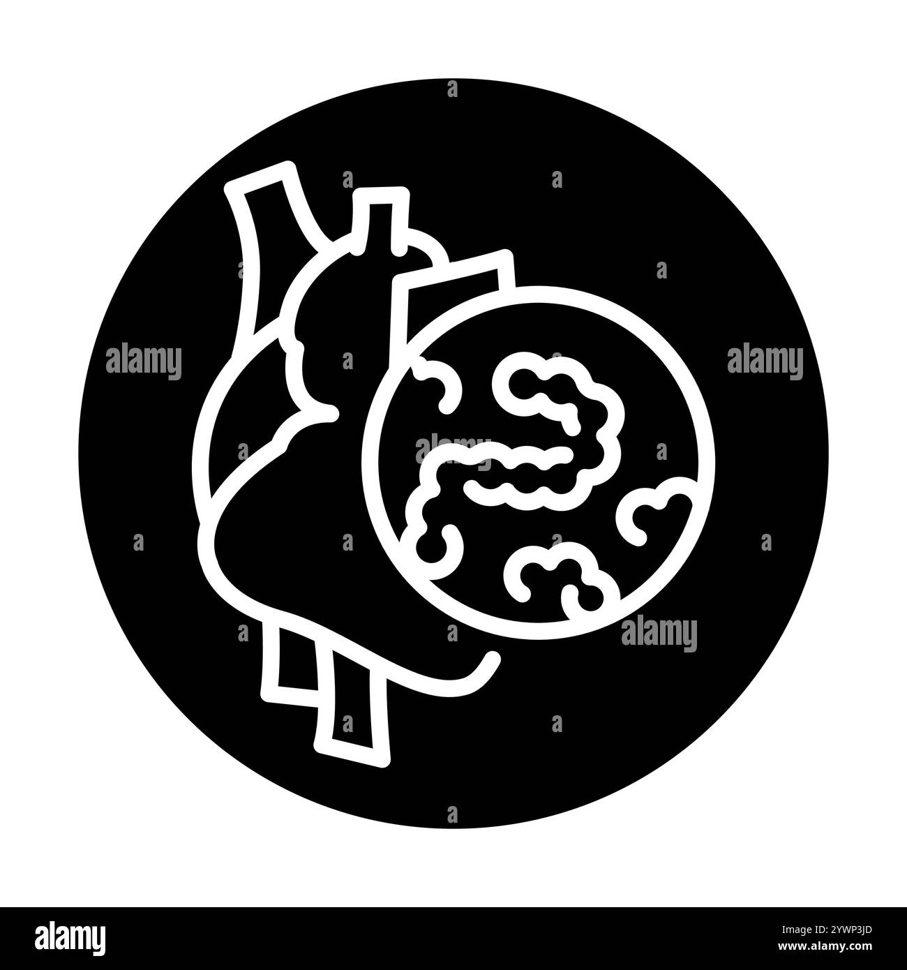 heart disease line black icon. Sign for web page, mobile app, button ...