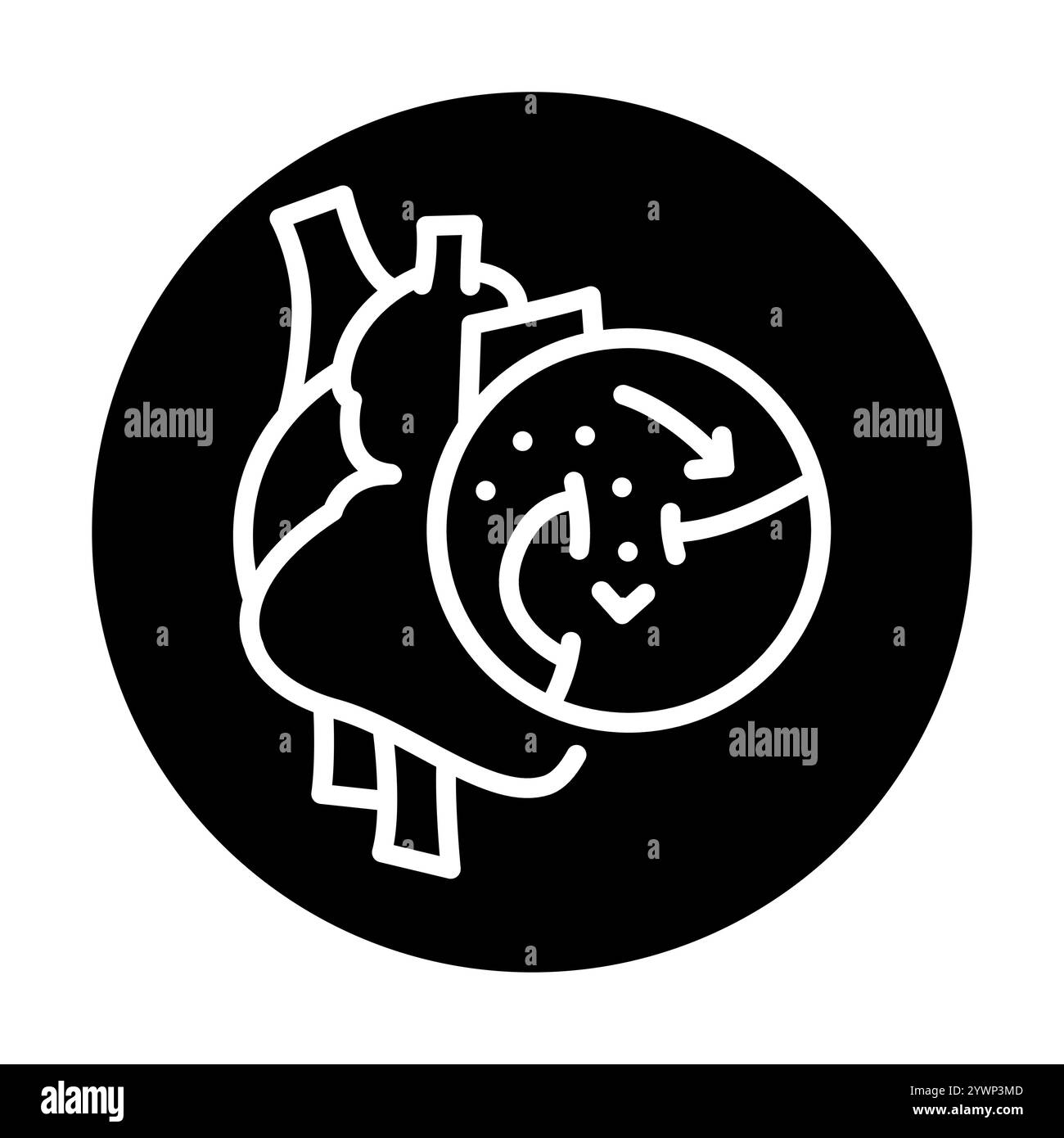 heart disease line black icon. Sign for web page, mobile app, button ...