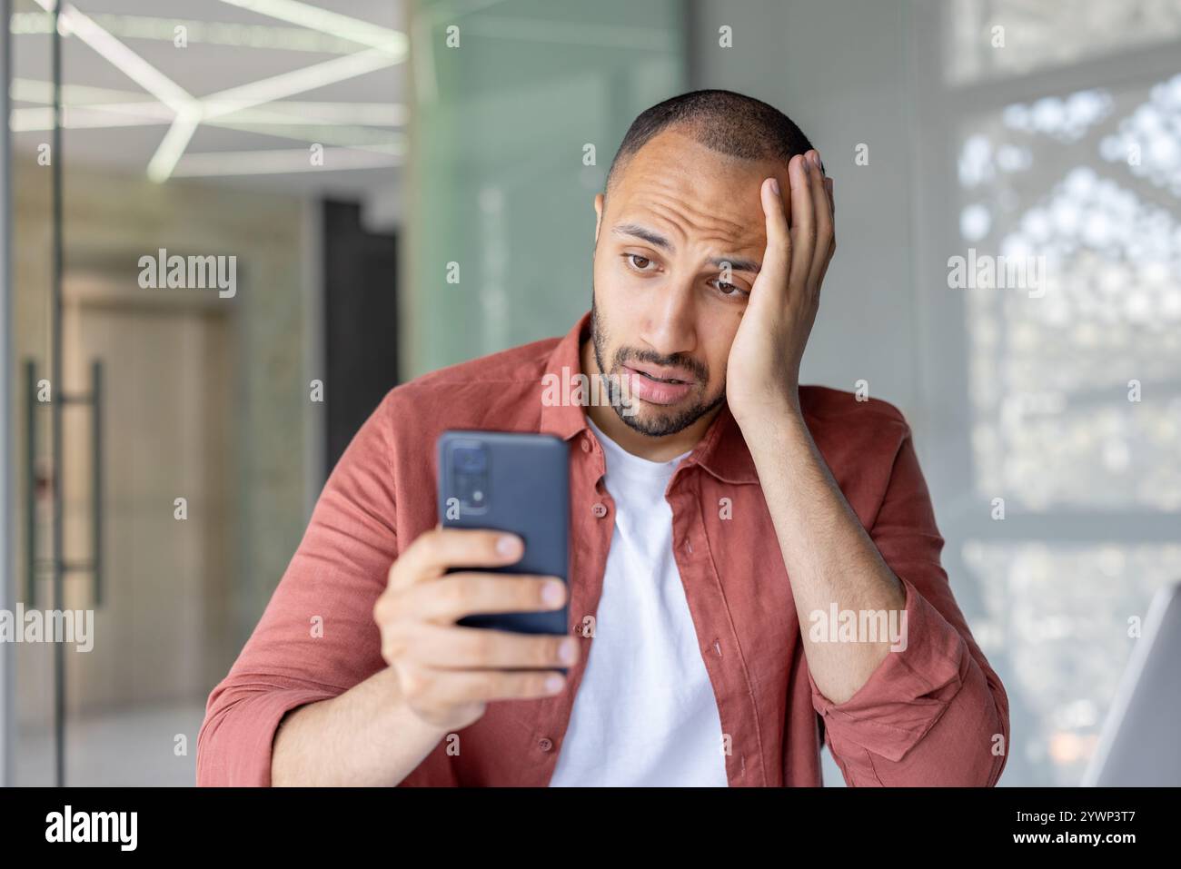 Man worried personal information hi-res stock photography and images ...