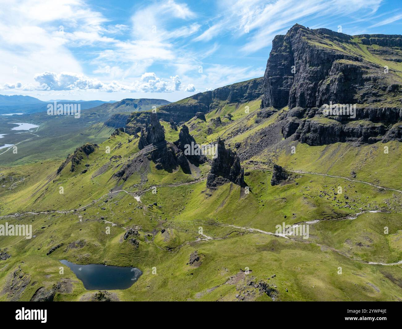 Old Man of Storr impressive landscape, Isle of Skye landmark, Scotland ...