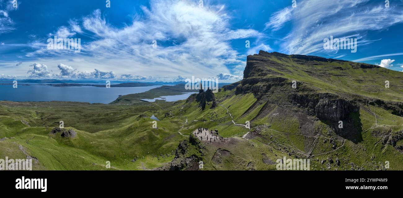Old Man of Storr impressive landscape, Isle of Skye landmark, Scotland ...