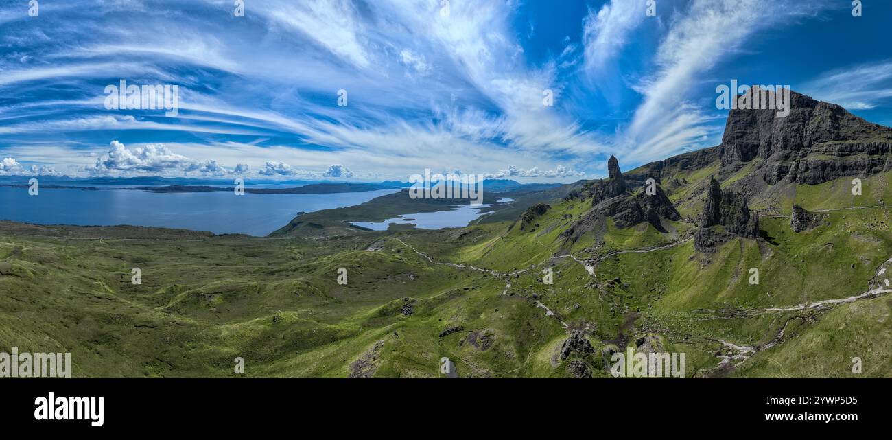 Old Man of Storr impressive landscape, Isle of Skye landmark, Scotland ...