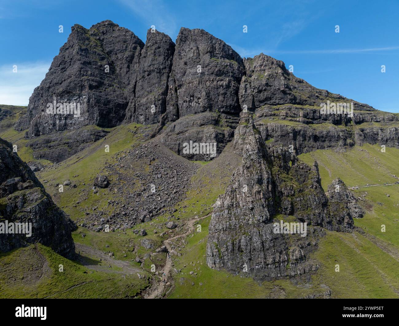 Old Man of Storr impressive landscape, Isle of Skye landmark, Scotland ...