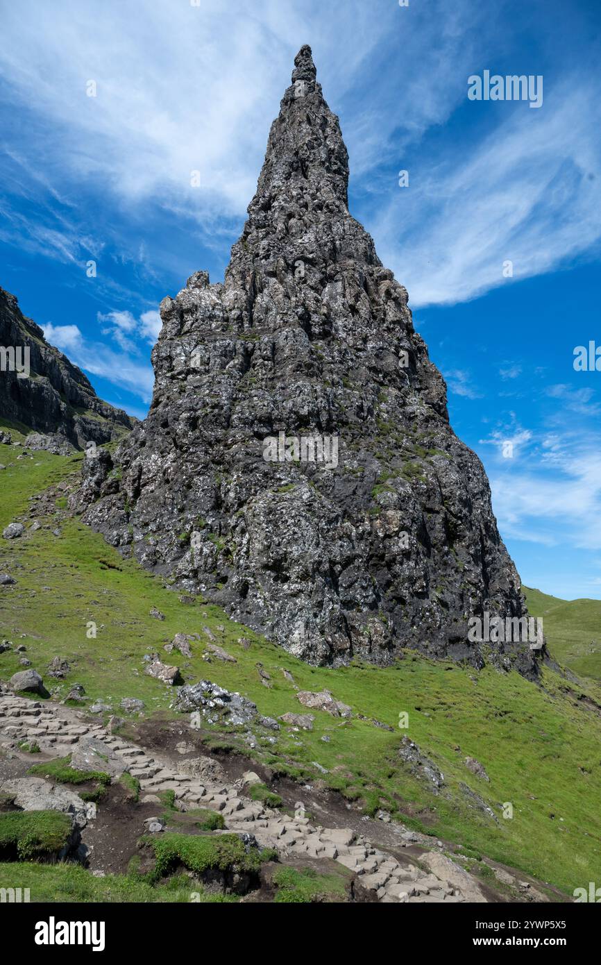 Old Man of Storr impressive landscape, Isle of Skye landmark, Scotland ...