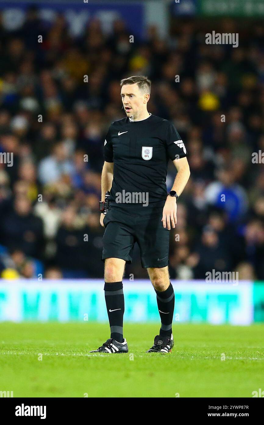 Elland Road Stadium, Leeds, England - 10th December 2024 Referee Ben ...
