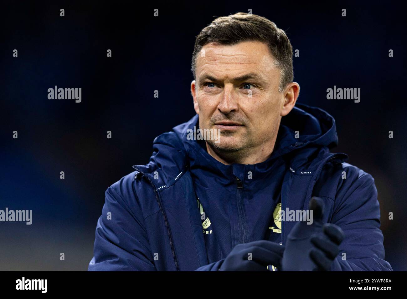 Cardiff, UK. 11th Dec, 2024. Preston North End manager Paul ...