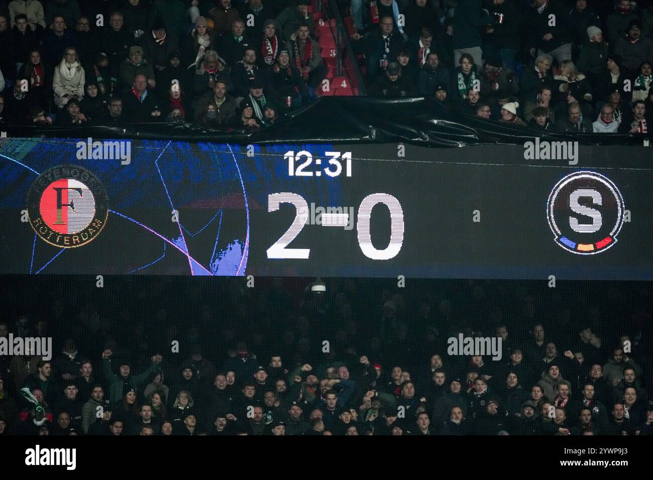 Rotterdam, The Netherlands. 11th Dec, 2024. Rotterdam - The score ...