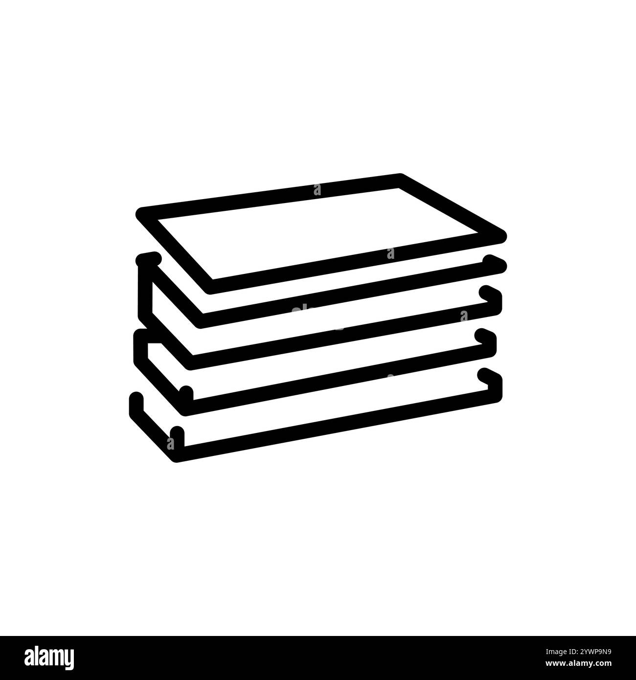 Plywood sheets line black icon. Sign for web page, mobile app, button ...