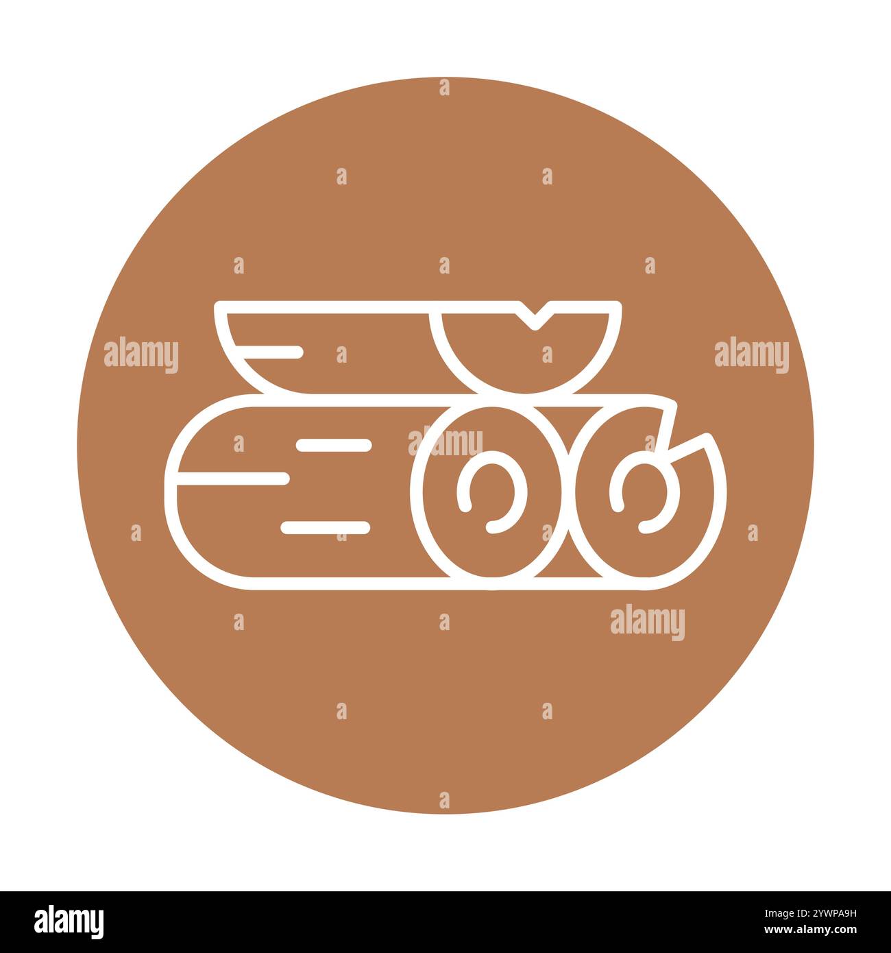 Chopped tree logo hi-res stock photography and images - Alamy