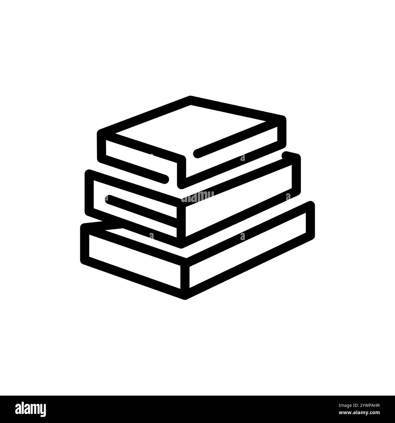 Sheets of wood materials line black icon. Sign for web page, mobile app ...