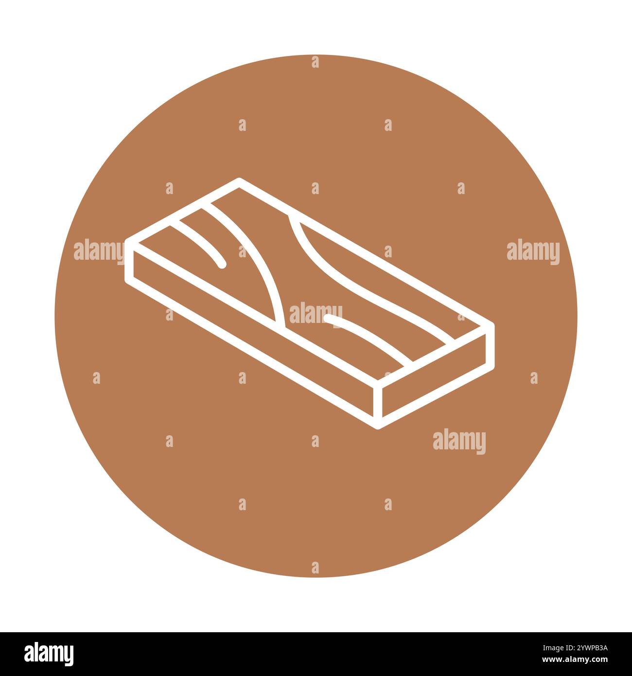 Timber plank sawdust piece Stock Vector Images - Alamy