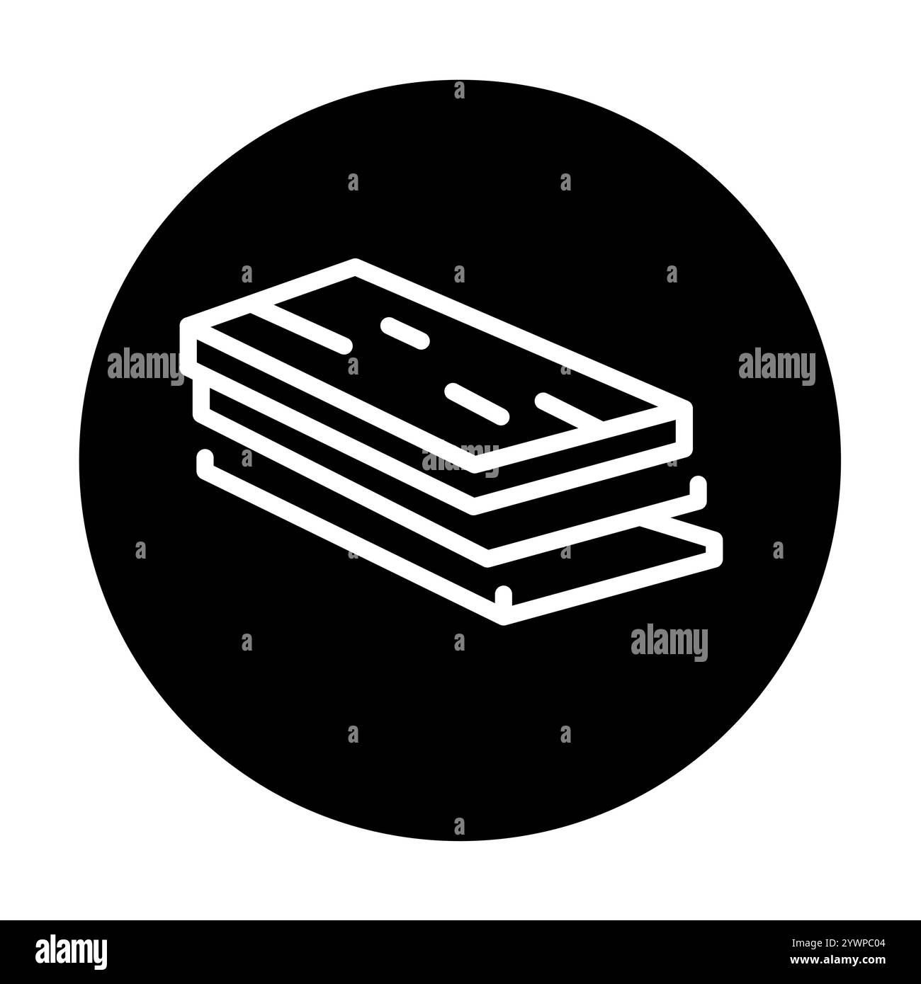 Wooden parquet line black icon. Sign for web page, mobile app, button ...