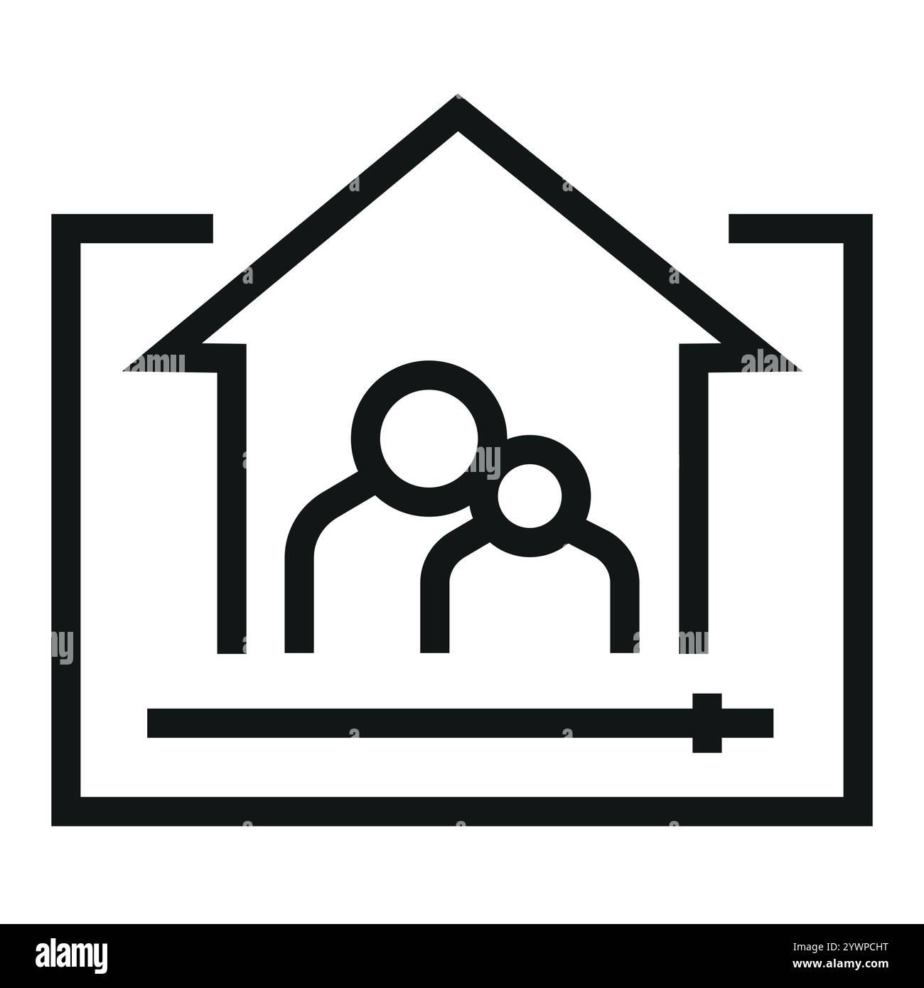 Black family vector vectors hi-res stock photography and images - Alamy