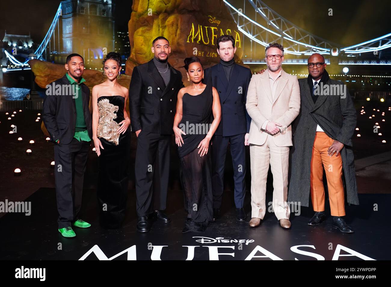 (left to right) Kelvin Harrison Jr., Tiffany Boone, Aaron Pierre, Anika Noni Rose, Billy Eichner ...