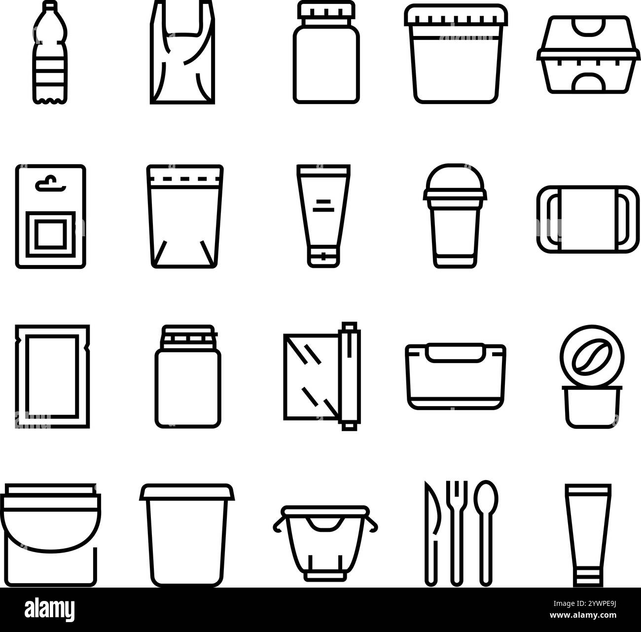 Clamshell container Stock Vector Images - Alamy