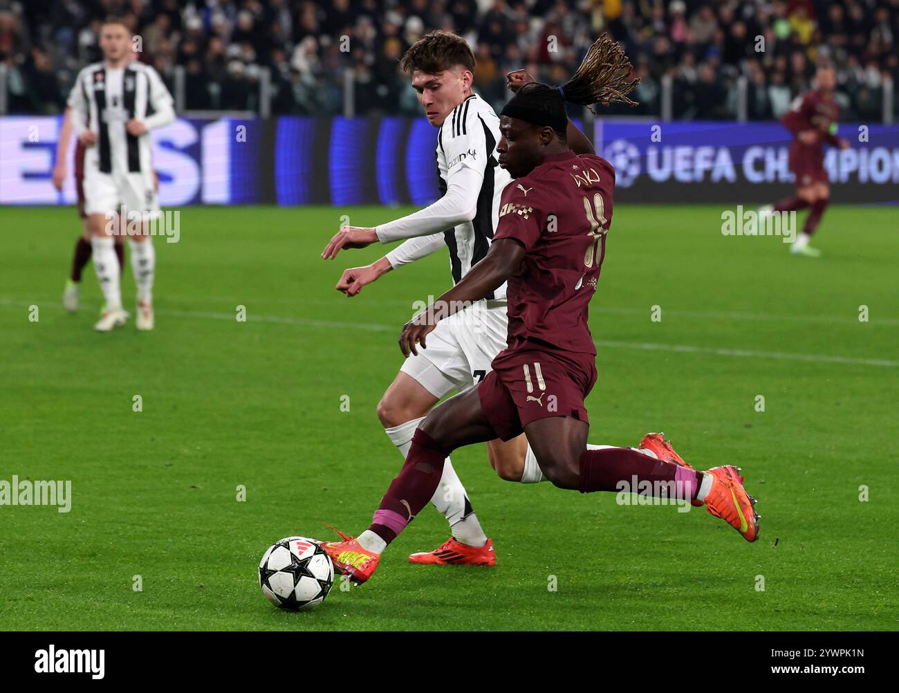 Manchester City's Jeremy Doku during the UEFA Champions League, league ...