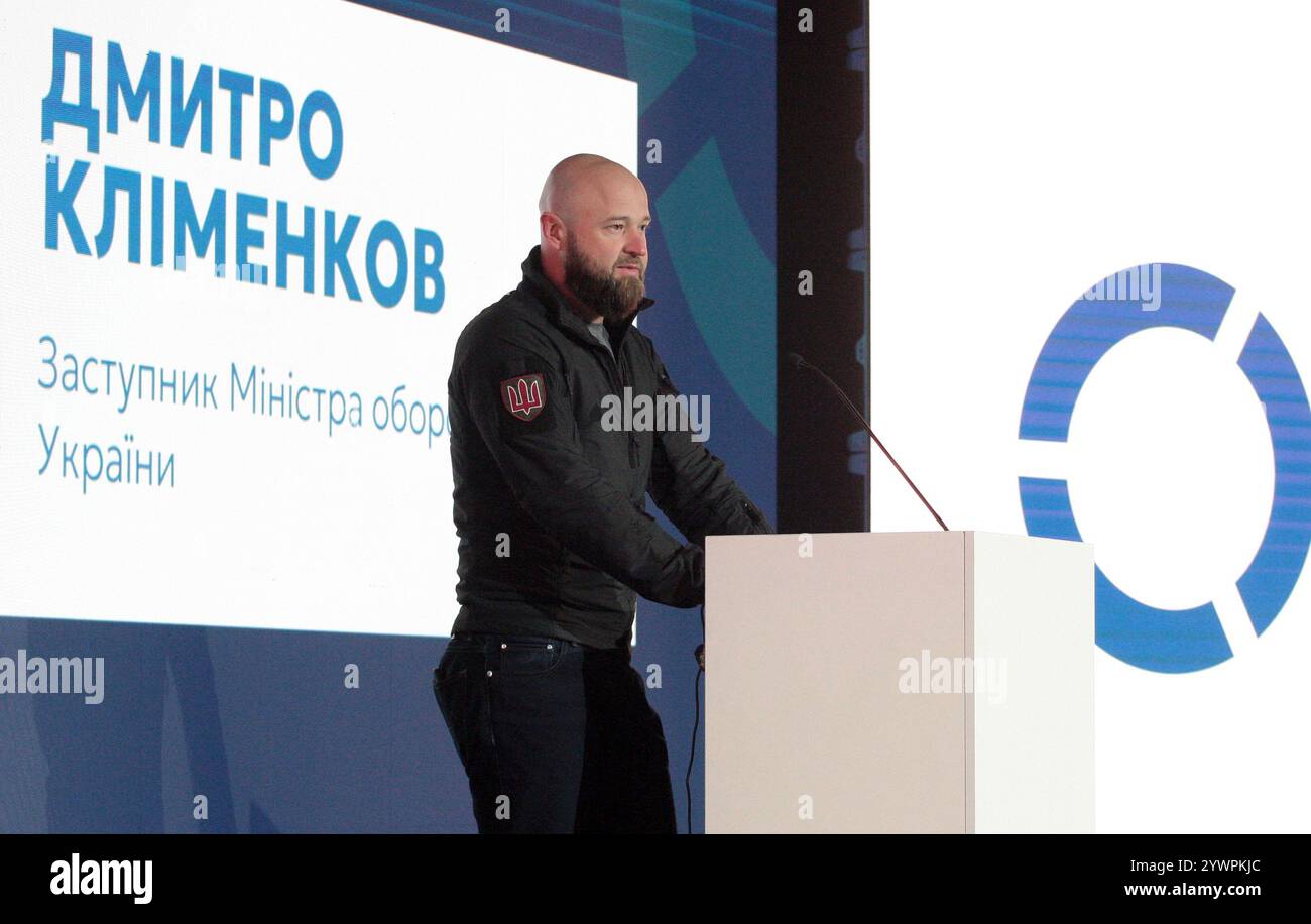 Non Exclusive: KYIV, UKRAINE - DECEMBER 7, 2024 - Deputy Minister of Defence of Ukraine Dmytro ...