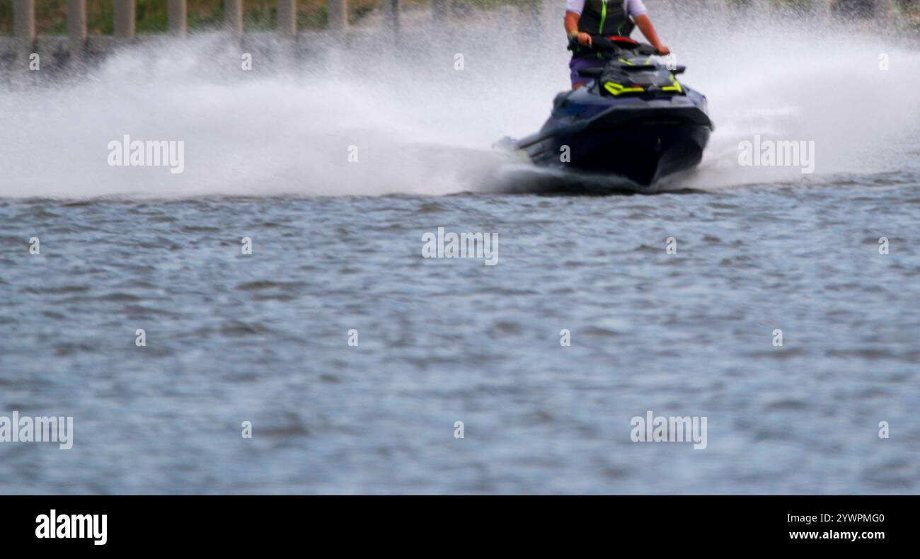 Dynamic jet ski rider hi-res stock photography and images - Alamy