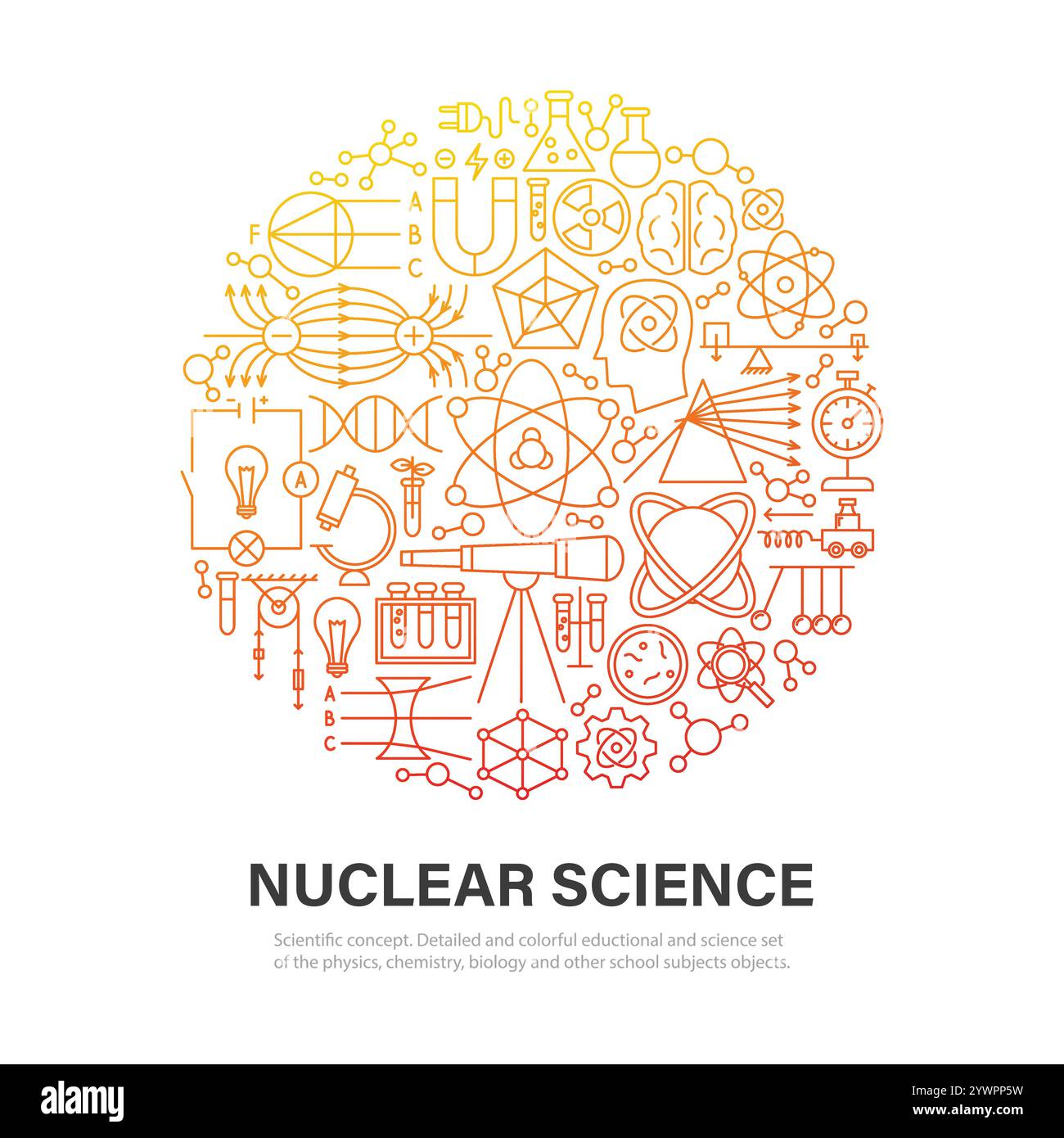 Nuclear flask Stock Vector Images - Alamy