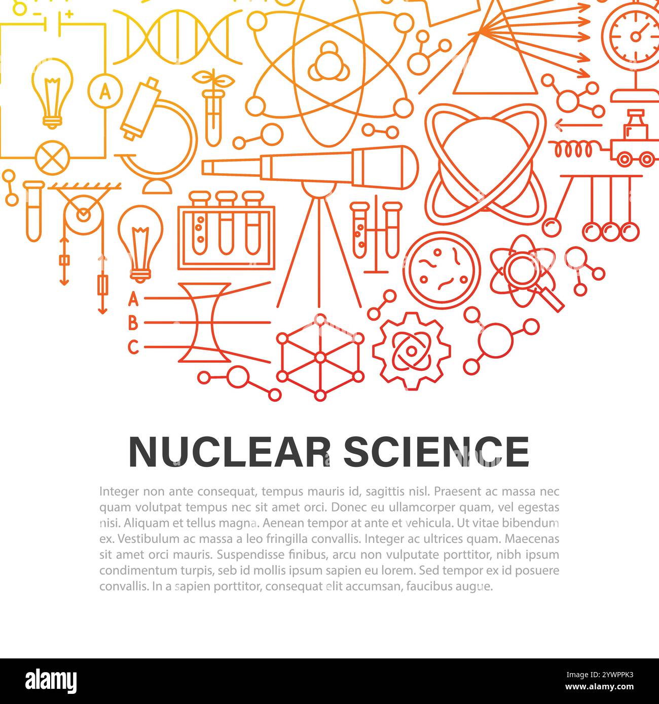 Nuclear Physics Icon Circle Concept Stock Vector Image & Art - Alamy