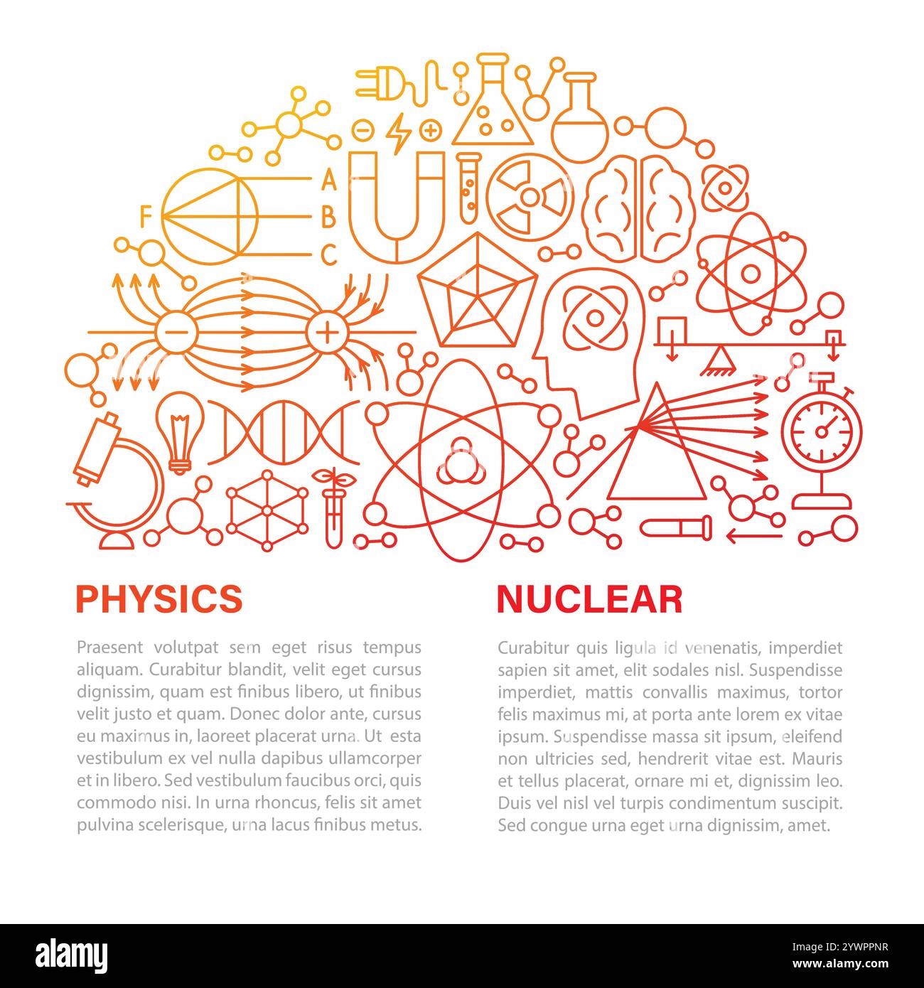 Nuclear Physics Icon Circle Concept Stock Vector Image & Art - Alamy