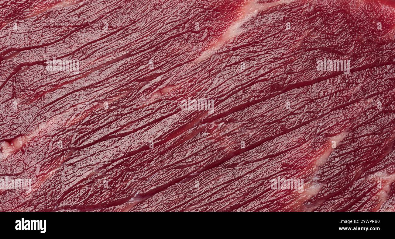 Raw beef meat texture, full frame Stock Photo - Alamy