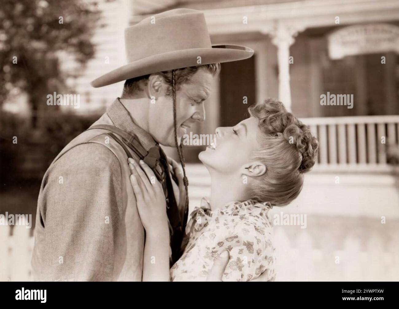 RENEGADES 1946 Columbia Pictures film with Evelyn Keyes and Willard Parker Stock Photo - Alamy