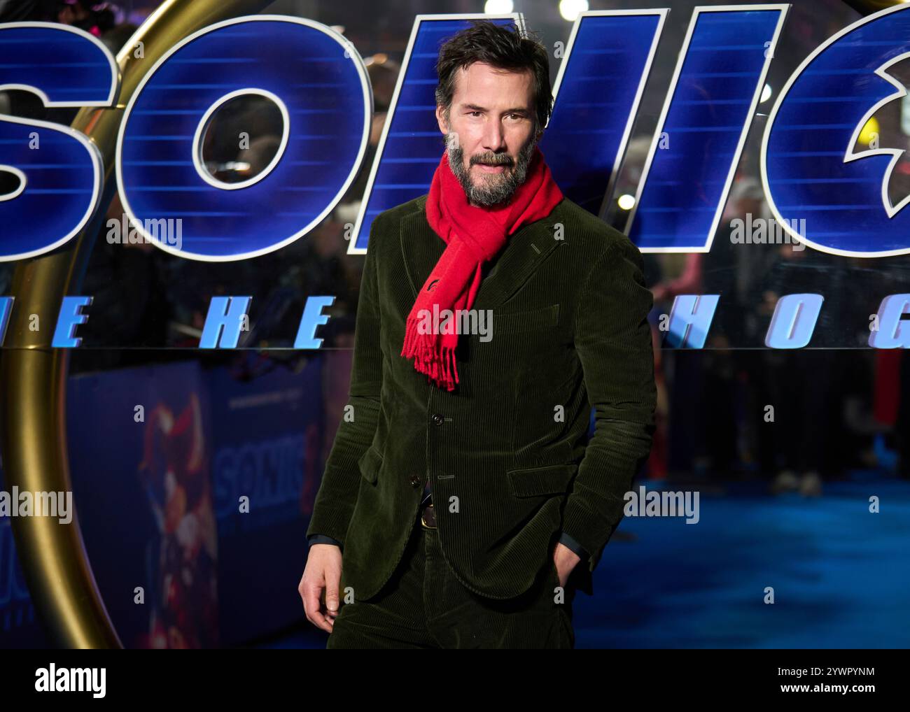 Keanu Reeves poses for photographers upon arrival at the premiere of ...