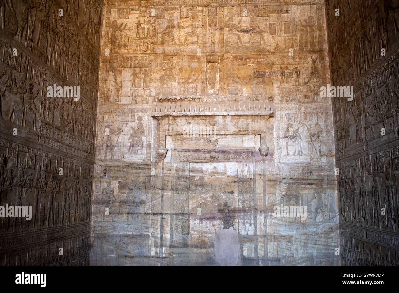 14.1.24 Dendera, Egypt: Temple of Hathor at Dendera Temple complex. The ...