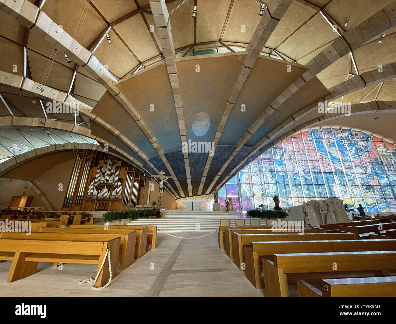 Italy, Puglia, San Giovanni Rotondo, Padre Pio Sanctuary Stock Photo ...