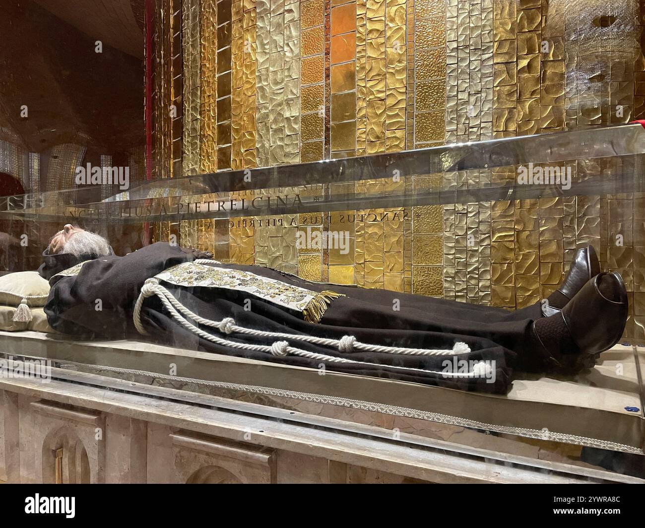 Italy, Puglia, San Giovanni Rotondo, Padre Pio Sanctuary, Padre Pio's ...