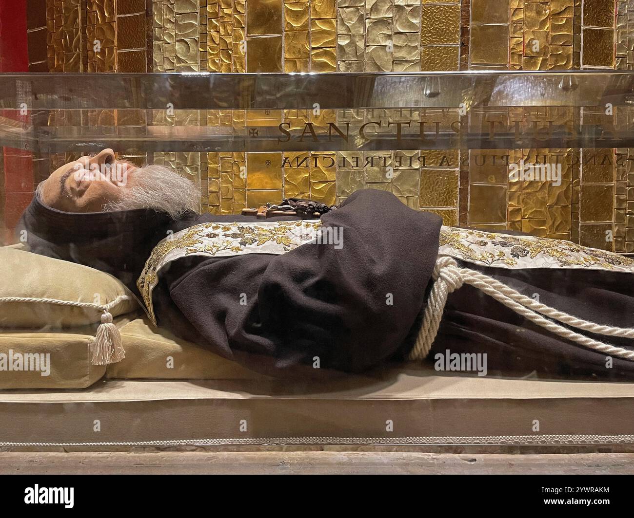 Italy, Puglia, San Giovanni Rotondo, Padre Pio Sanctuary, Padre Pio's ...