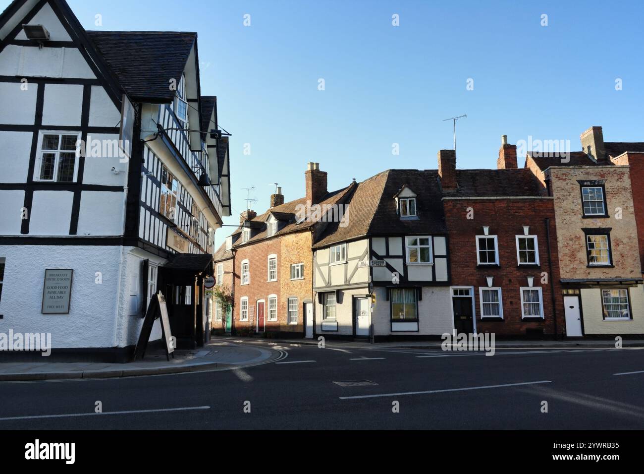 The Bell Hotel in Tewkesbury, Gloucestershire England UK, English town ...