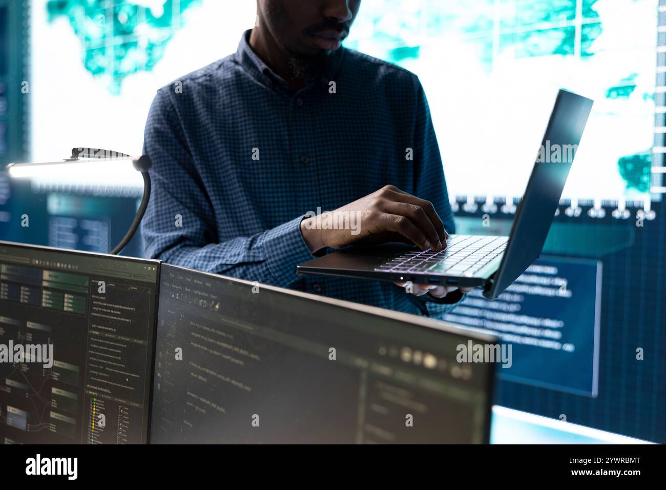 Cyber security team conducting hi-res stock photography and images - Alamy