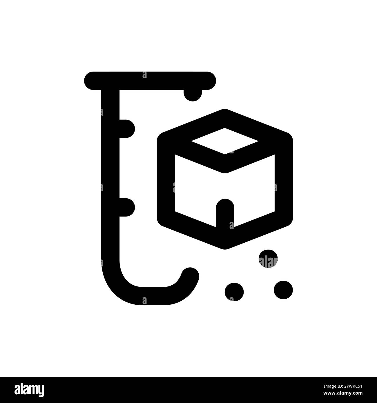 Sugar line black icon. Nutrition facts. White sugar set with piles and ...