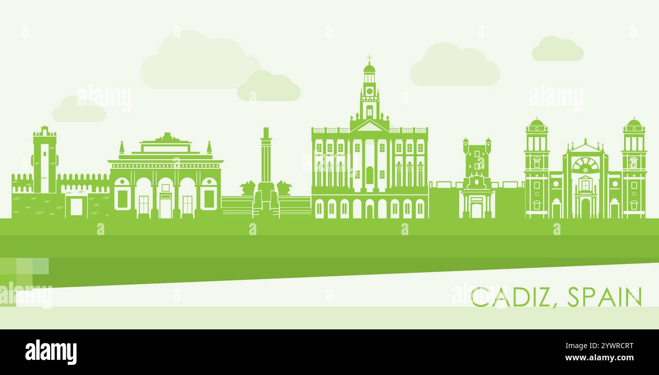 Green cadiz Stock Vector Images - Alamy