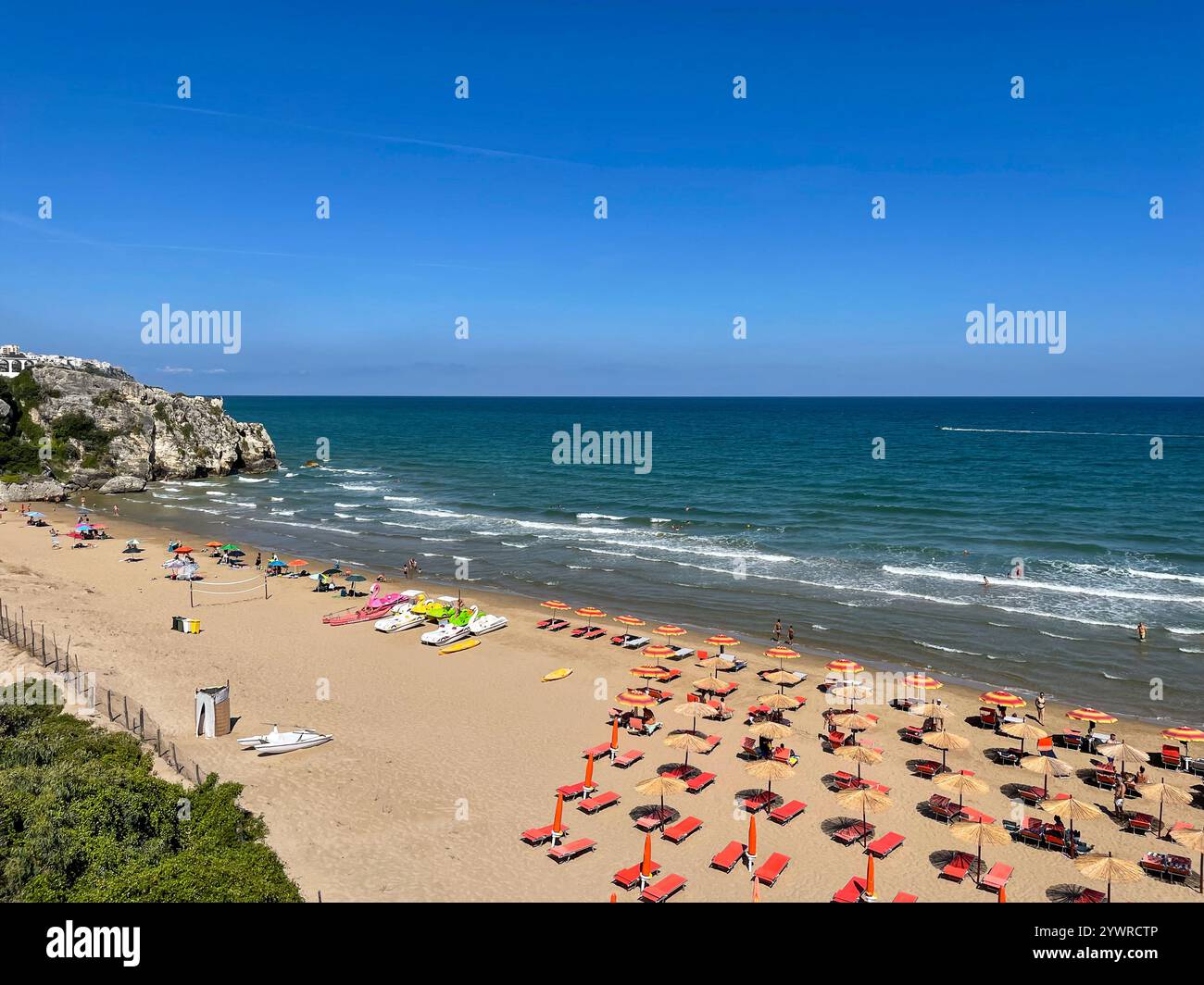 Italy, Puglia, Zaian Beach Stock Photo - Alamy