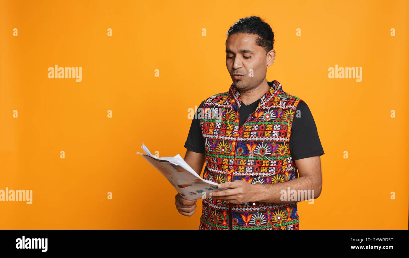 Angry indian man throwing studio hi-res stock photography and images ...