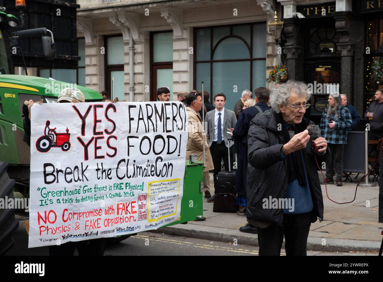 London, Westminster, 11th December. 2024. Farmers Tractor Protest.The ...
