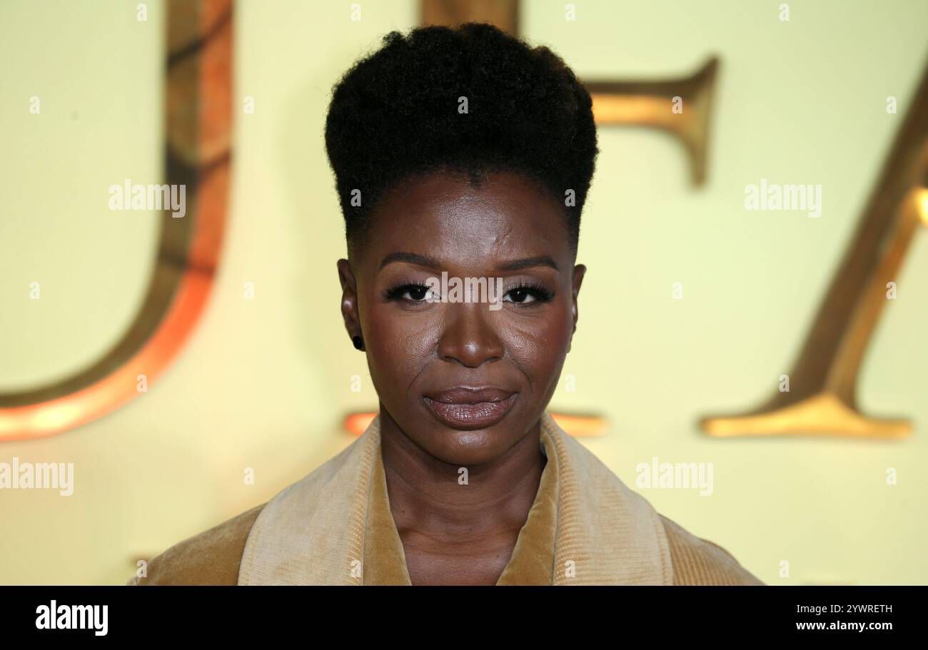 London, UK. 11th Dec, 2024. Folake Olowofoyeku attends the "Mufasa: The ...