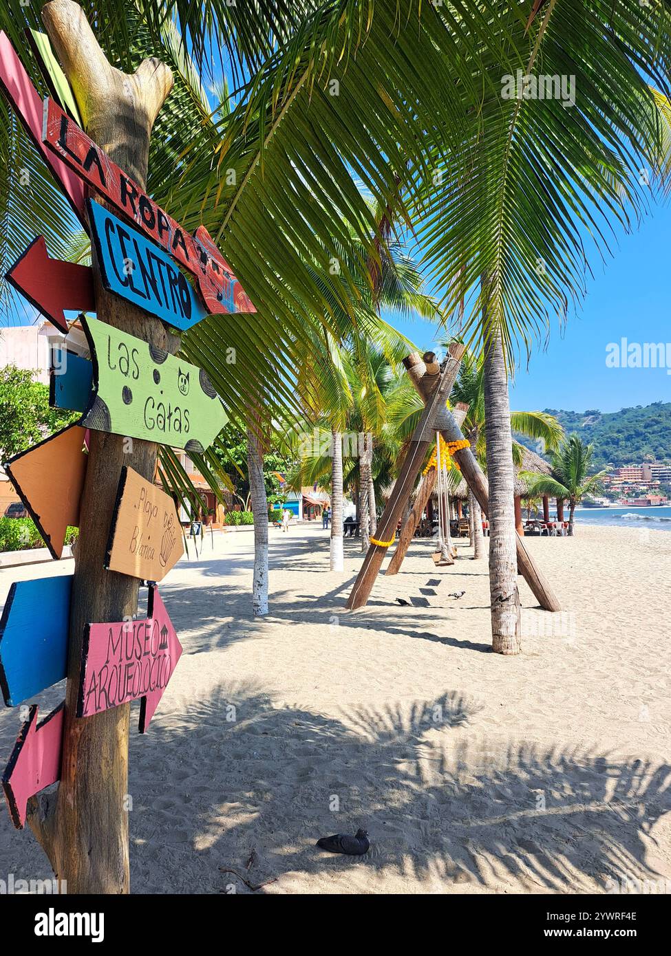 Zihuatanejo, Guerrero, Mexico - Oct 30 2023: Sculptures of the ...