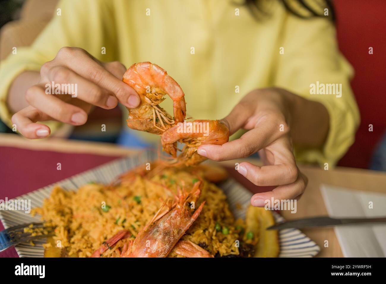 Arroz marinero Ecuadorian cuisine, traditional food, rice recipe with ...