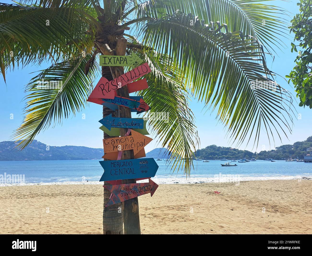 Zihuatanejo, Guerrero, Mexico - Oct 30 2023: Sculptures of the ...
