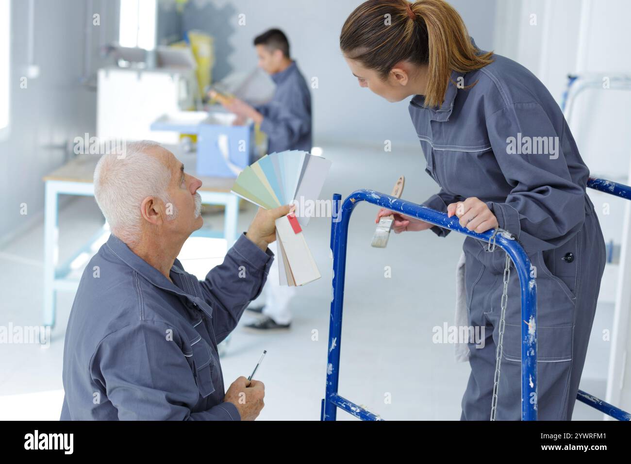 Paint shade color sample card hi-res stock photography and images - Alamy