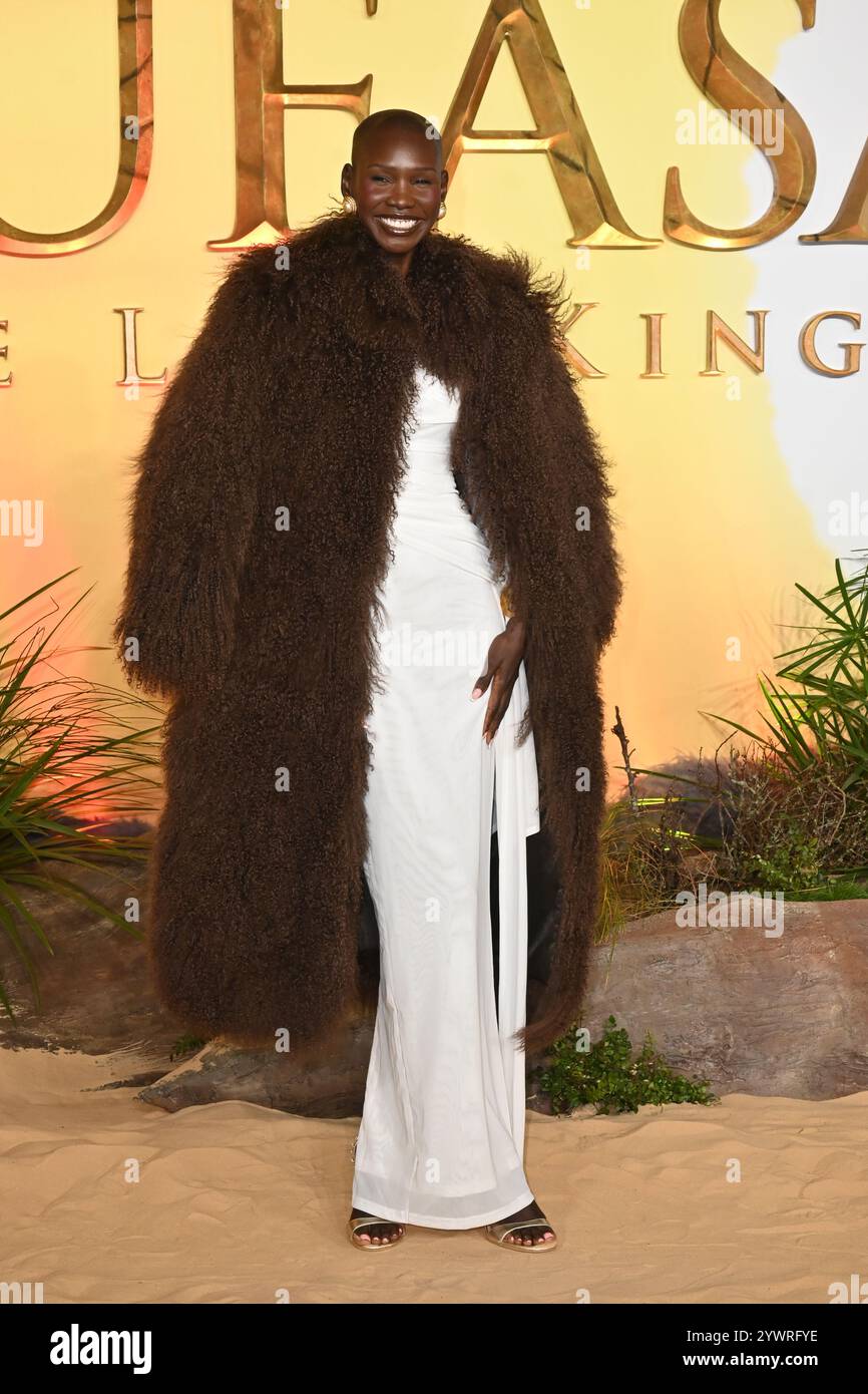 London, UK. 11th Dec, 2024. Adot Gak at Mufasa, The Lion King UK ...